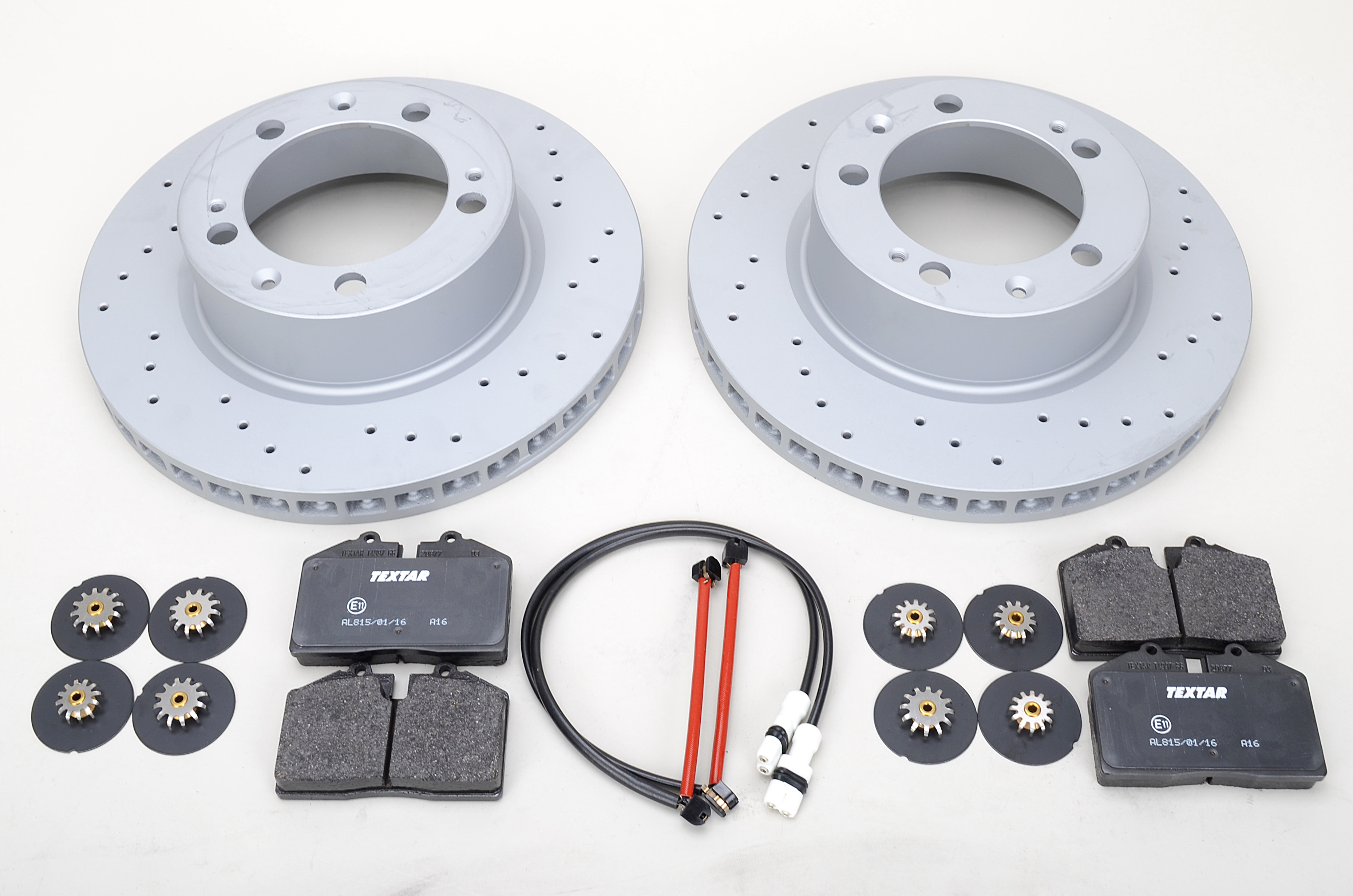 Sport Brake Service Kit 964 C2 - FRONT - Drilled Discs ...